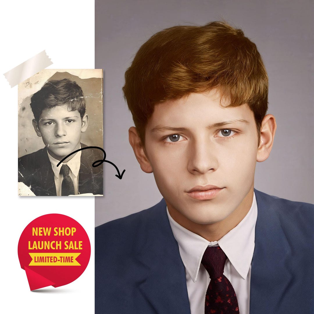 Restore & Combine Old Family Photos S | Memory Mender Photos | Merge ...