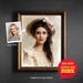Custom Victorian Woman Portrait From Photo Vintage Style Digital ...