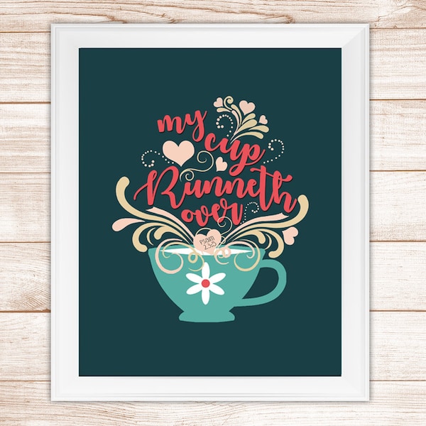My Cup Runneth Over - Etsy