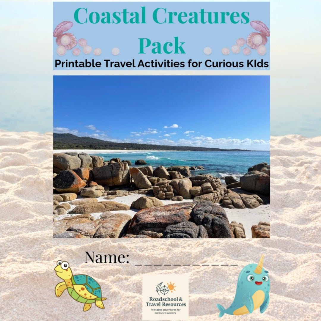 Coastal Creatures Printable Pack – Beach Missions & Journal for ...