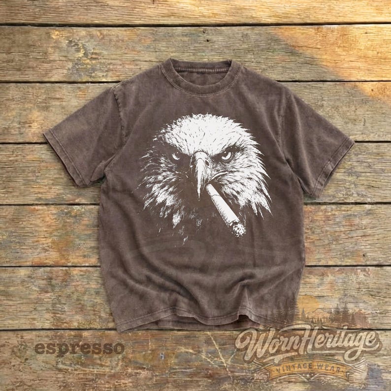 Vintage Big Brother Watch You Punk Eagle Tshirt, Retro Grunge Gangsta ...