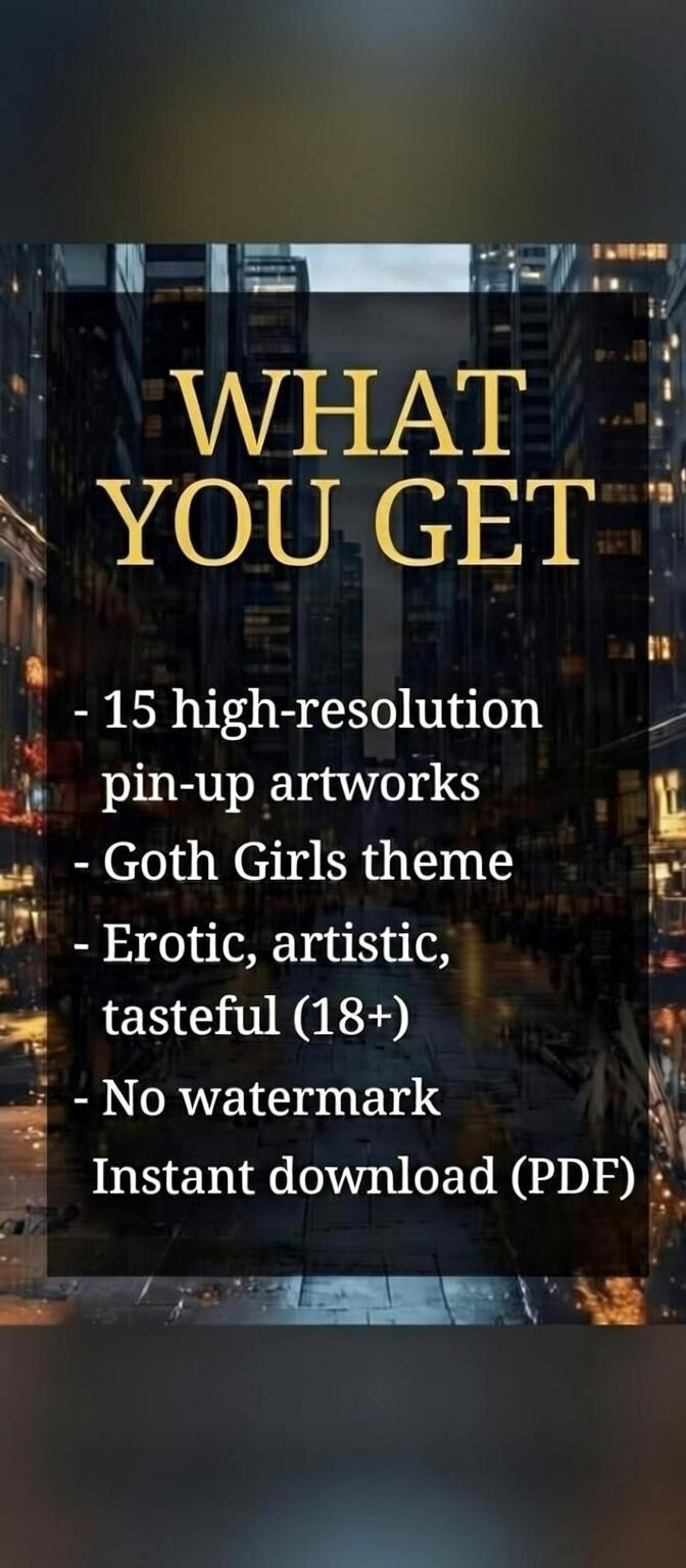 Goth Crave – Sensual Gothic Pin-up Art Book (18+) | 15 Dark Fantasy ...