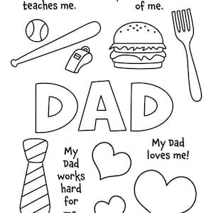 Fathers Day Fun Games for Preschool Kids, Fun Activity for Toddlers, - Etsy