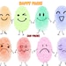 Fingerprint Faces Emotions Activity, Preschool Learning Printable ...