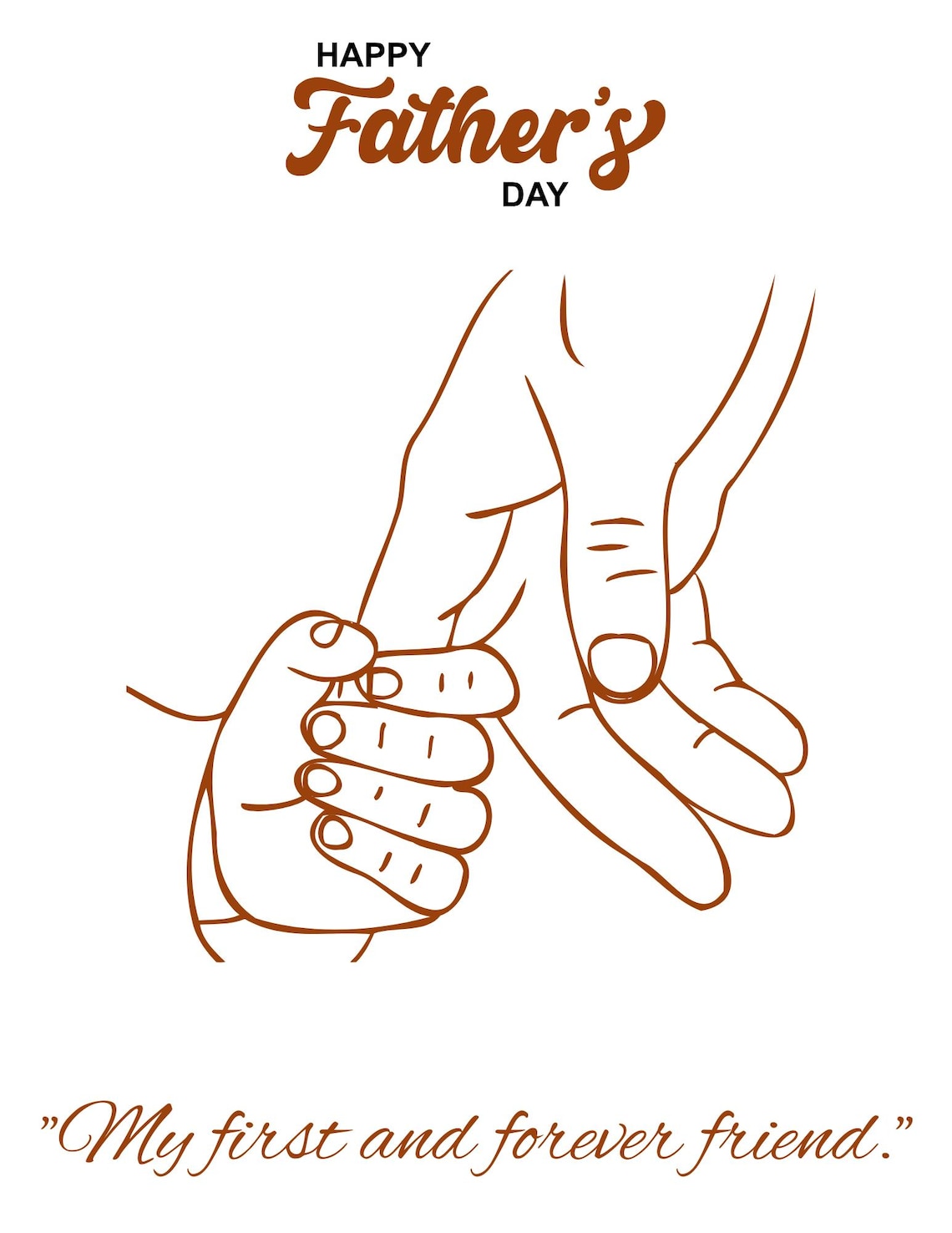 Fathers Day Printable, Shadow of Dad, Father and Daughter Love ,love ...