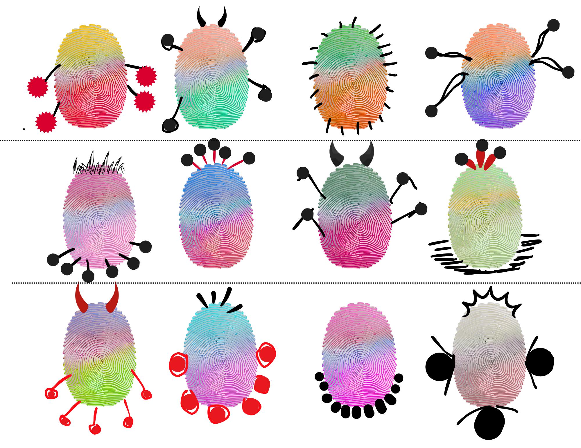 Fingerprint Art, Nursery Art Print, Preschool Printable, Homeschool ...