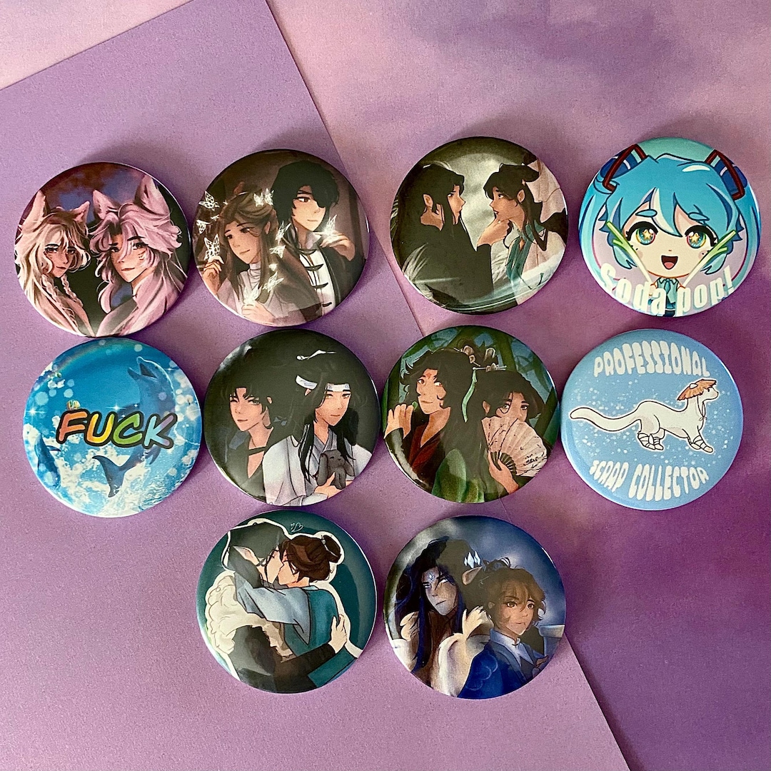 Danmei, Miku and Meme Buttons - Etsy