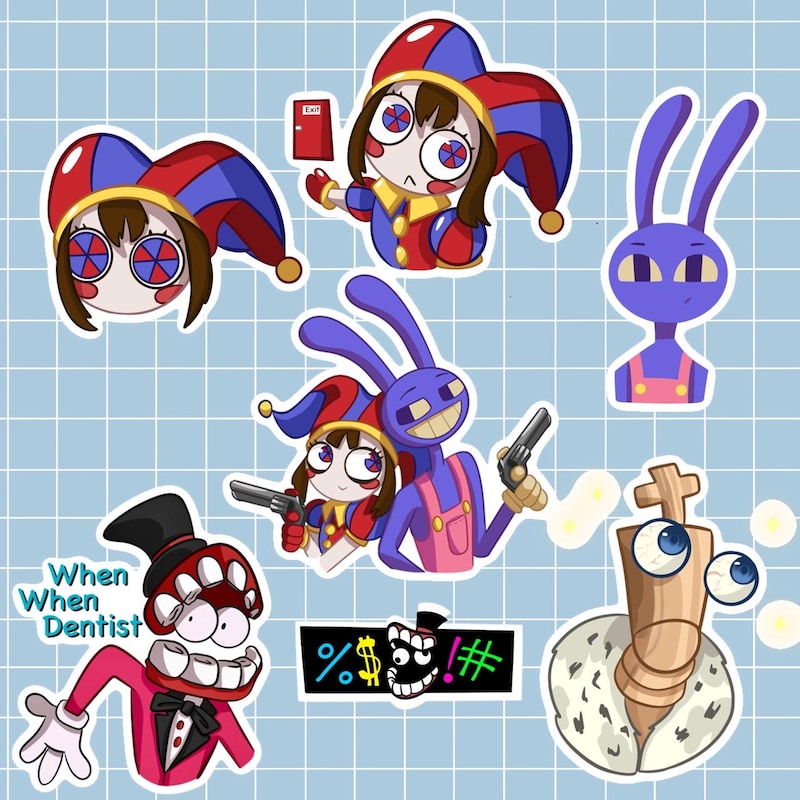 The Amazing Digital Circus Chibi - Etsy