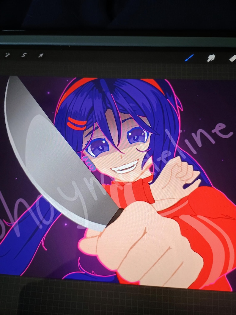 Mita || Miside Fanart Desktop Background / Wallpaper for PC - Etsy