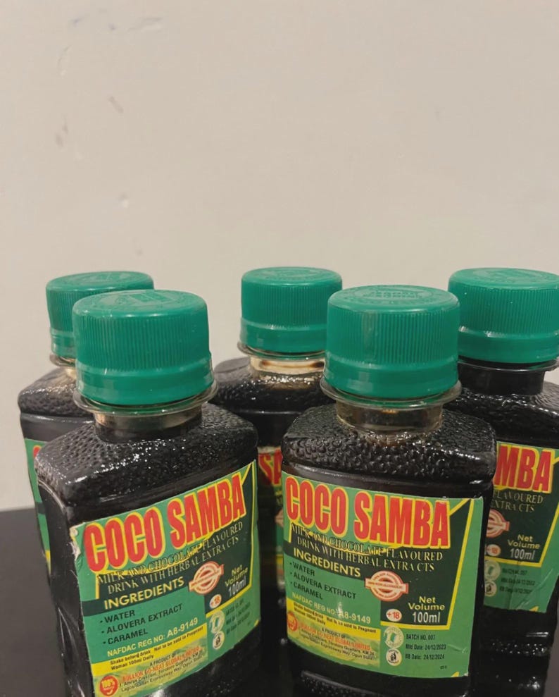 COCO SAMBA HERBAL Drink – 1 Bottle - African Herbal Mixture for Energy ...