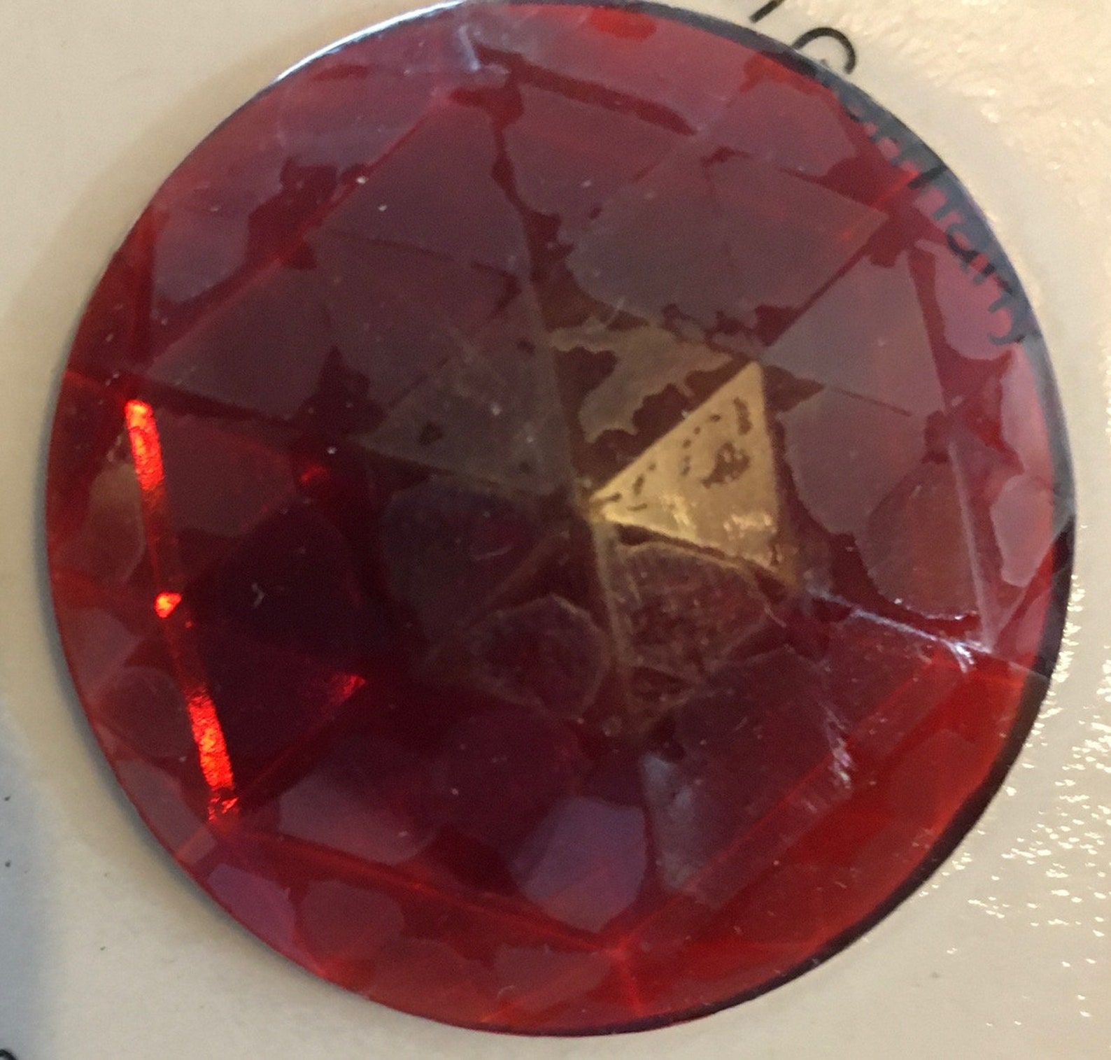 40mm Faceted Glass Jewels for Stained Glass Twelve 12 | Etsy