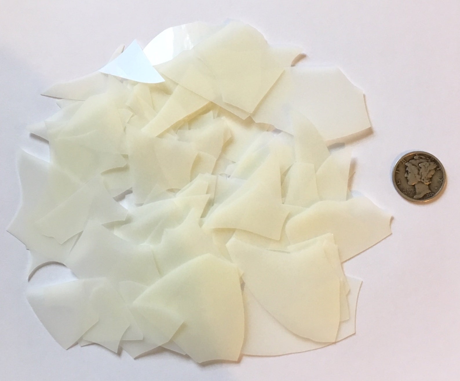 Bullseye 90 COE French Vanilla Opal Confetti Glass Chips for | Etsy