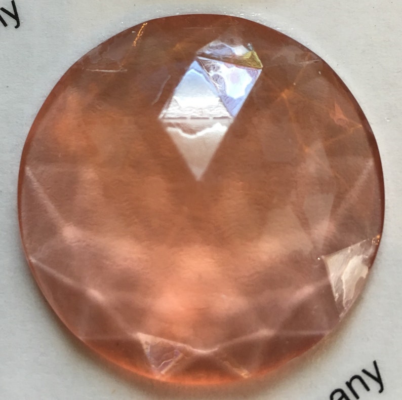 35mm Faceted Glass Jewels for Stained Glass and Lead Sixteen - Etsy