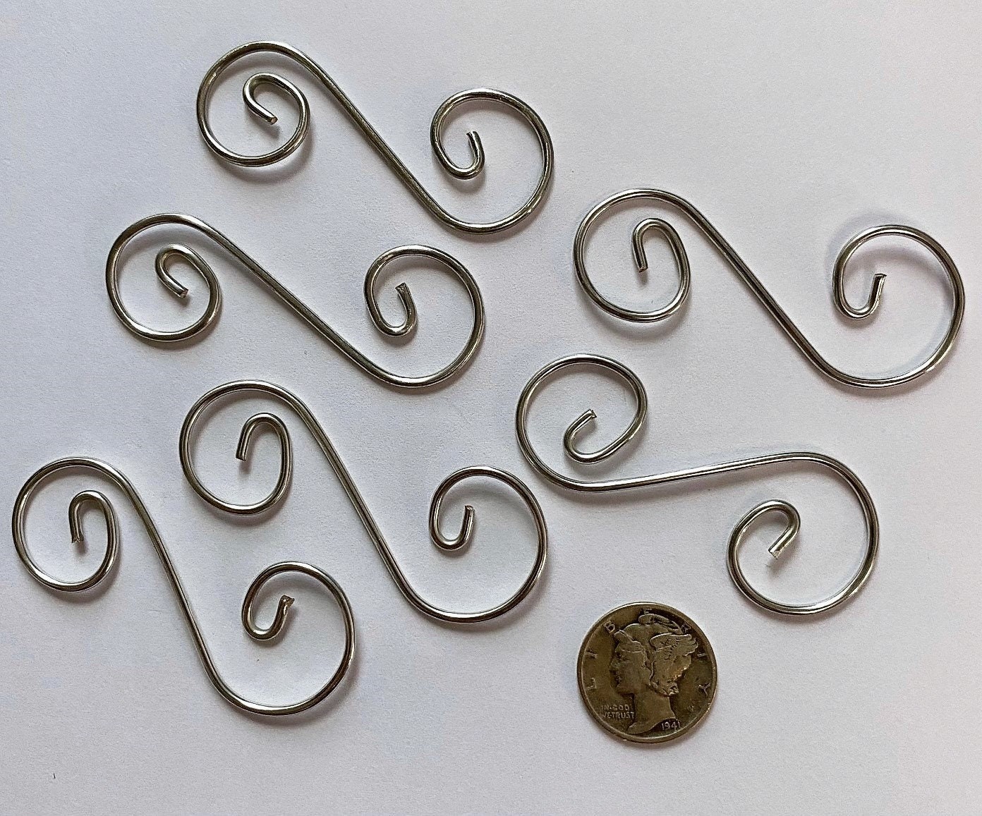 Decorative 2 Curly Q's for Stained Glass Panels and Projects 3 Pair - Etsy