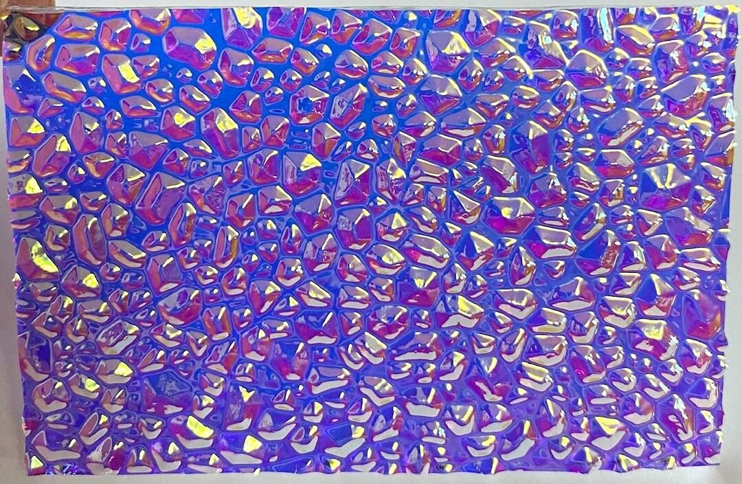 Clear 2x3 CBS Cyan Blue Copper 'dew Drop' 90 COE Dichroic Glass - Etsy