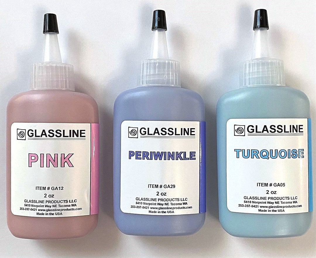 Glassline Spring Colors 'pink, Periwinkle and Turquoise' Fusing Glass ...