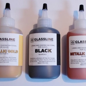 Glassline Pens Glass Paint 2 OZ Bottles Fusing - Available in 41 ...