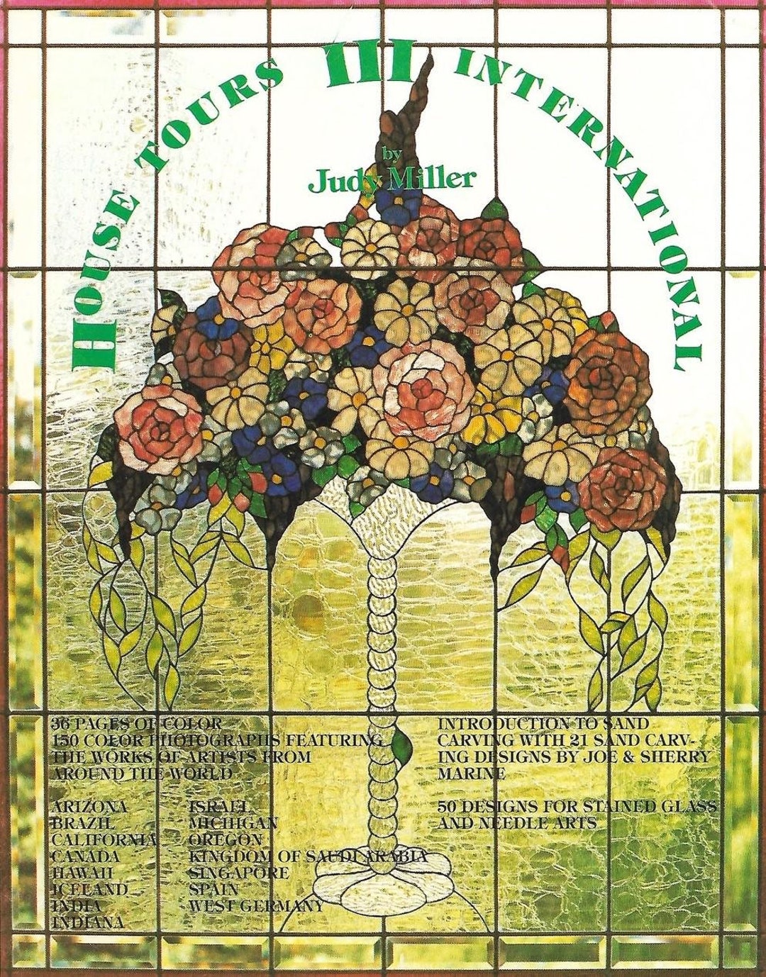 Vintage 1987 Judy Miller Presents Stained Glass Pattern Book 3 ...