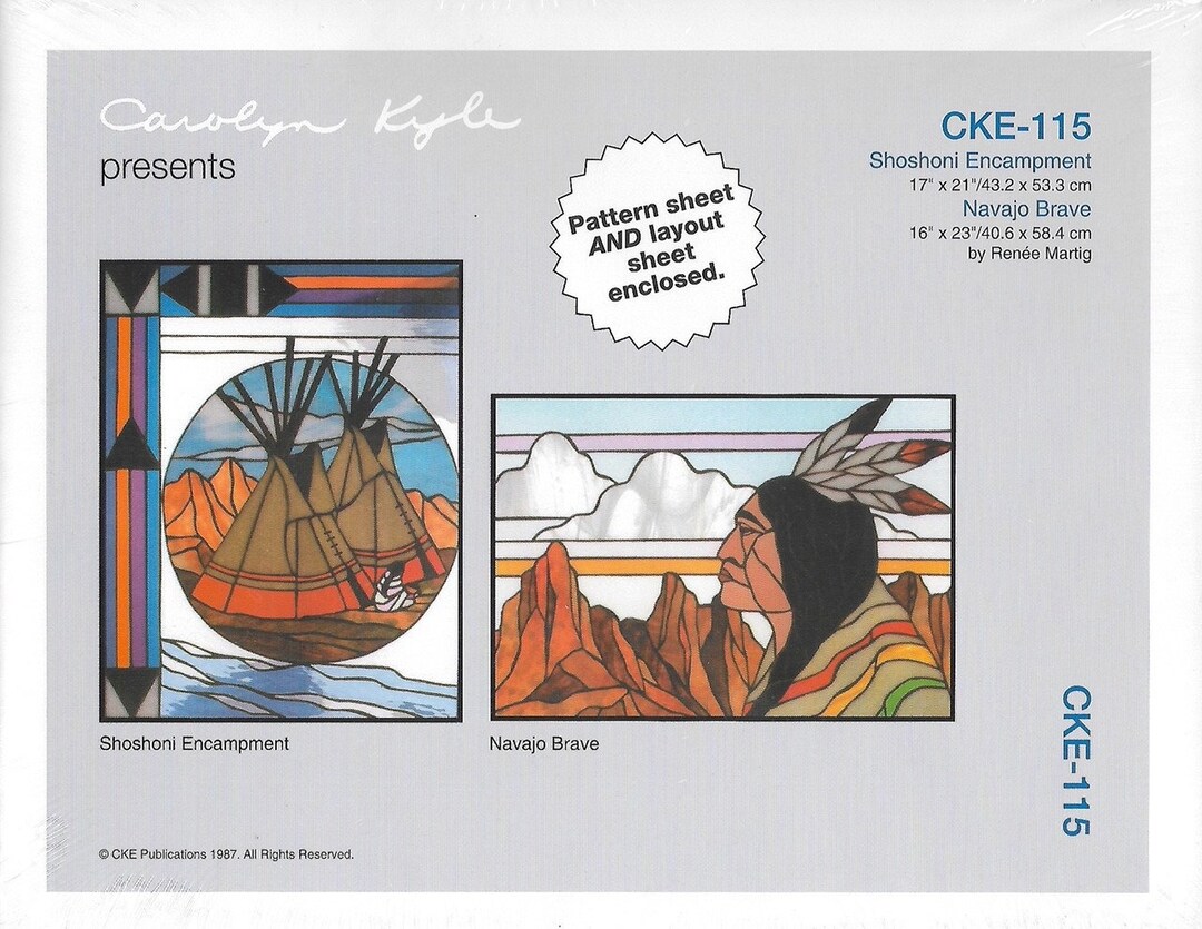 OOP 1988 CKE-115 'shoshoni Encampment' Navajo Brave Teepee Native ...