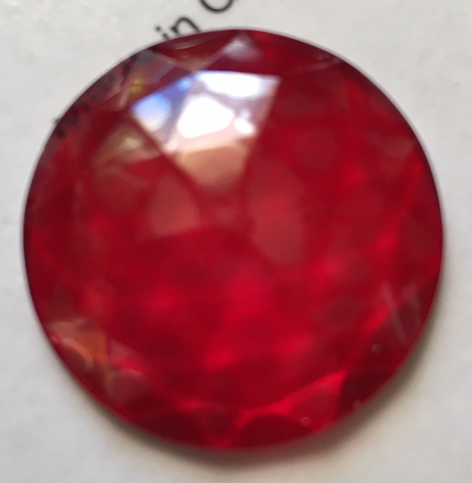 30mm Faceted Glass Jewels for Stained Glass 20 Colors | Etsy