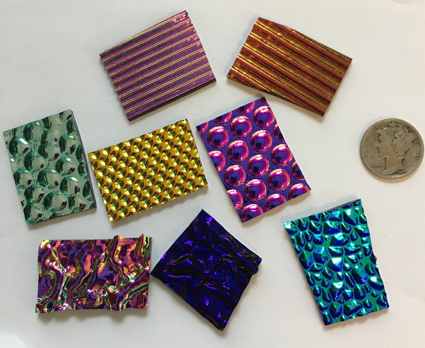 Black 90 COE Dichroic Mix 1 one Ounce Glass Assortment - Etsy