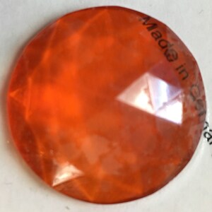 35mm Faceted Glass Jewels for Stained Glass and Lead - Ten (10) Colors ...