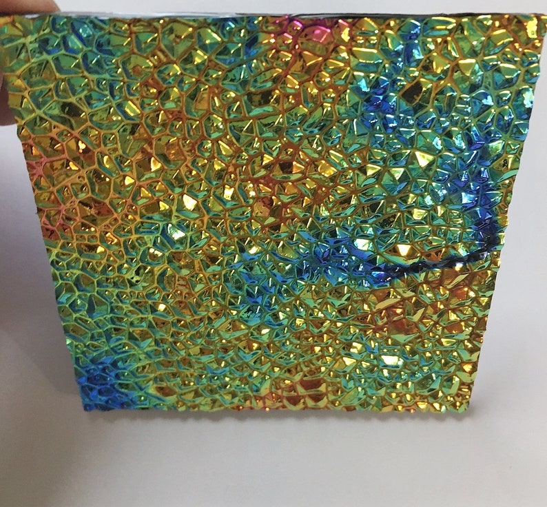 CBS Black 3x3 Green Magenta Fusion Dew Drop 90 COE Dichroic - Etsy