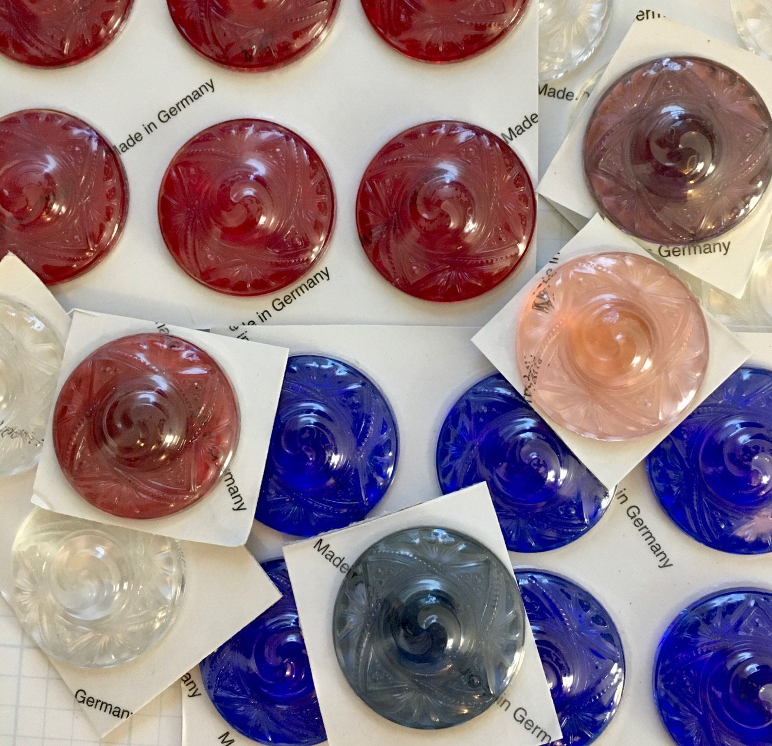 One 1 Victorian 40mm Swirl Glass Jewel for Stained Glass 9 - Etsy