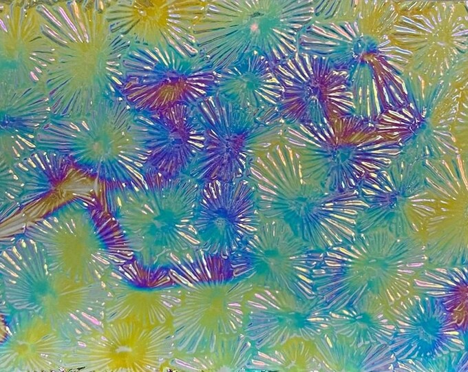 X-large CBS Black 3x5 Green Magenta Fusion Dew Drop 90 COE Dichroic ...