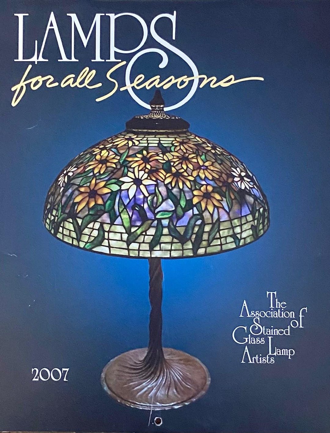 Vintage 2007 'lamps for All Seasons' Stained Glass Tiffany Lampshades ...