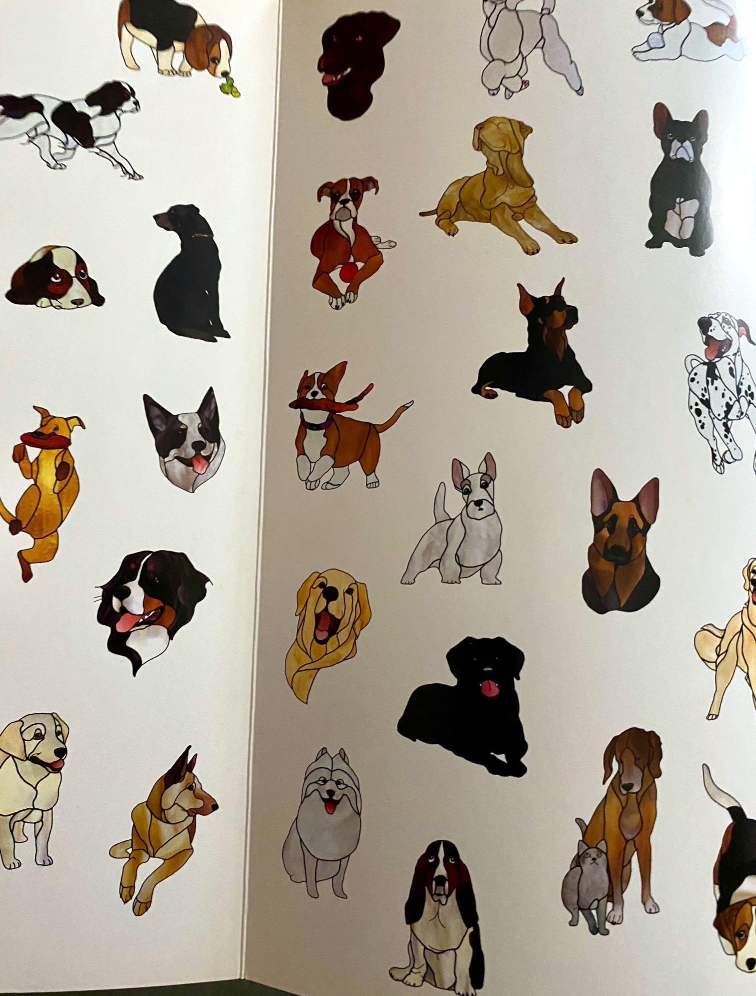 Dog Designs 2007 Stained Glass Pattern Book Tessa Mconie - Awesome ...