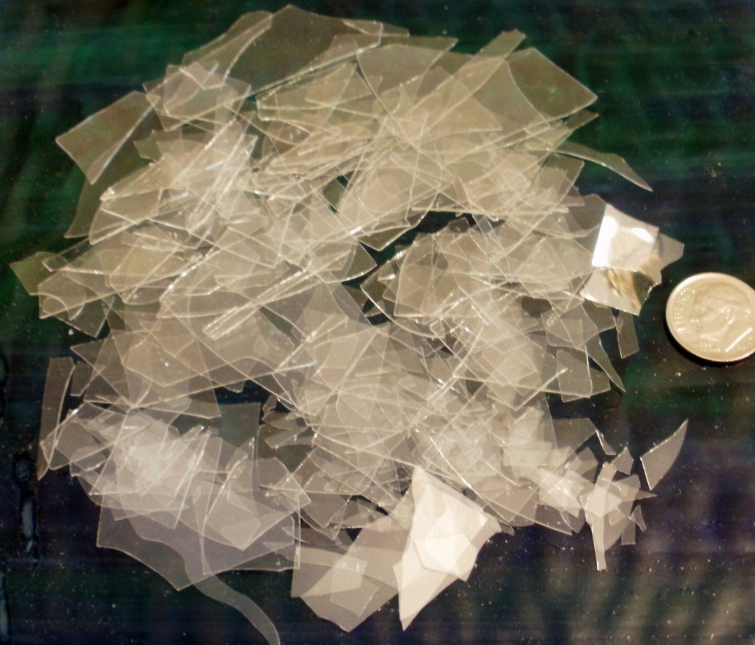 Bullseye Crystal Clear 90 COE Confetti Glass Chips for Fusing ~ One ...