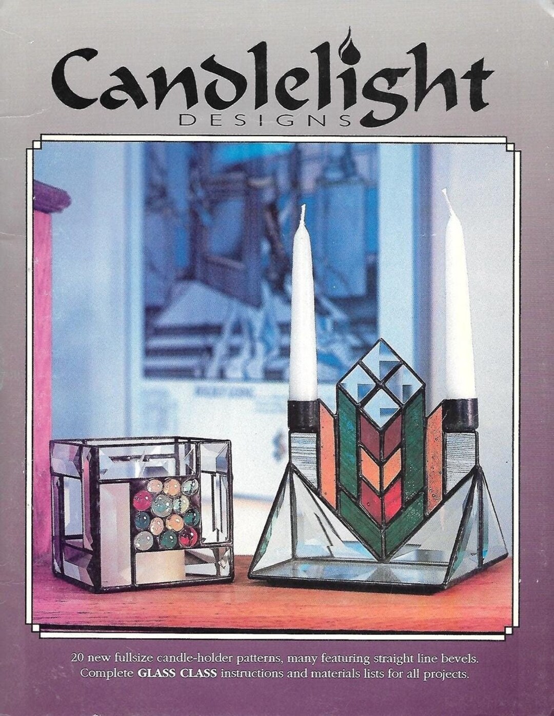 1996 Candlelight Designs Pattern Book - Wonderful 3D Candle-holders! - Etsy