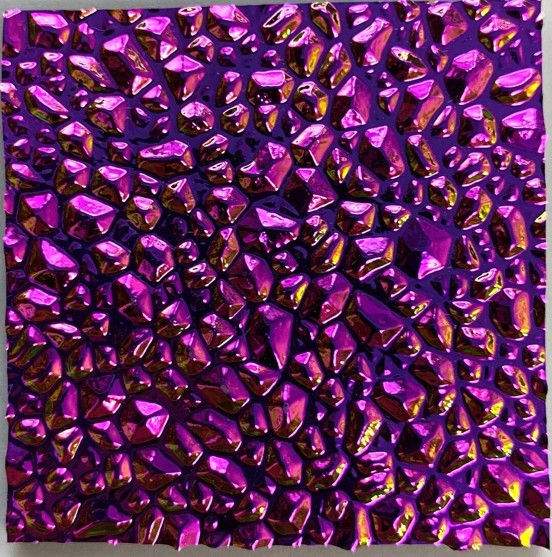 CBS Black 2x2 Green Magenta Reflector Dew Drop 90 COE Dichroic Glass - Etsy