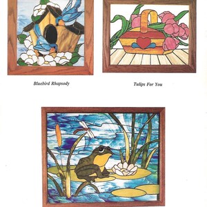 1996 Seasons in Stained Glass Pattern Book by Terra - Nature Garden ...