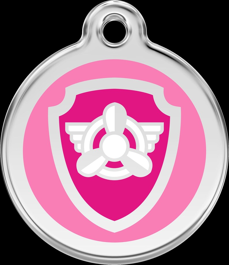 Paw Patrol | Skye | ID Tag \ FREE Shipping & Engraving - Etsy