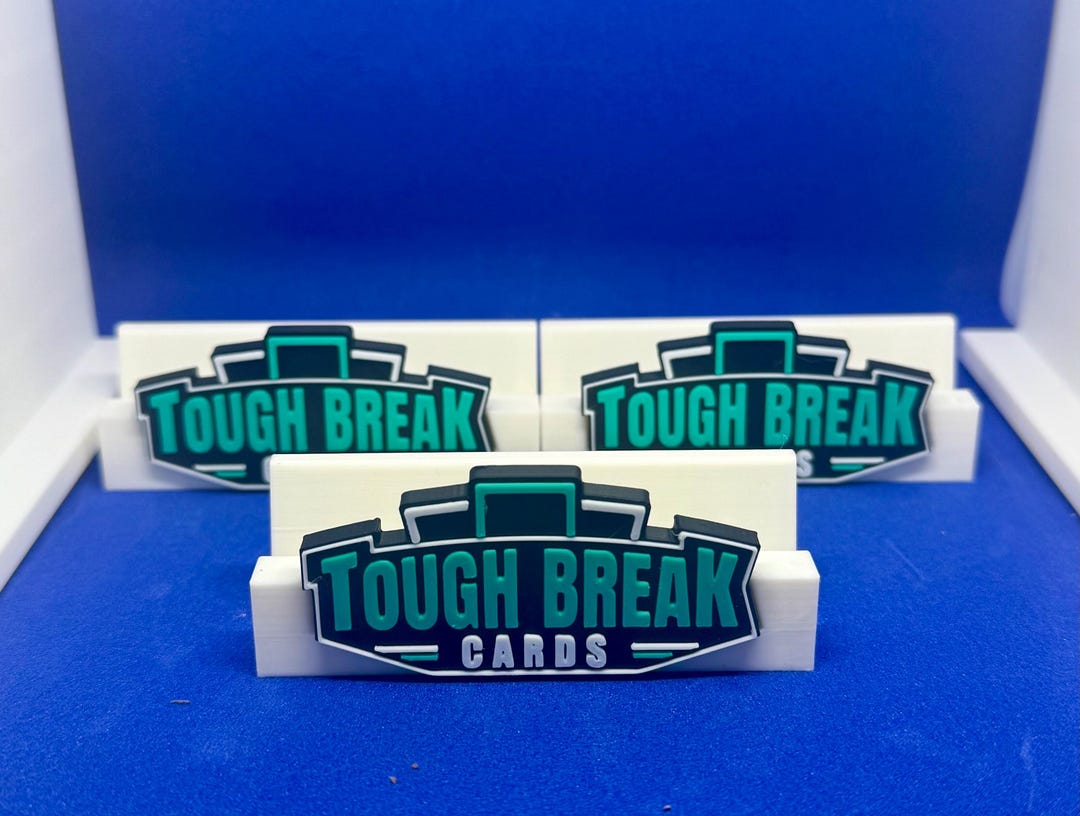 Custom Logo Trading Card Stand – Set of 3 | Personalized Display Stands ...