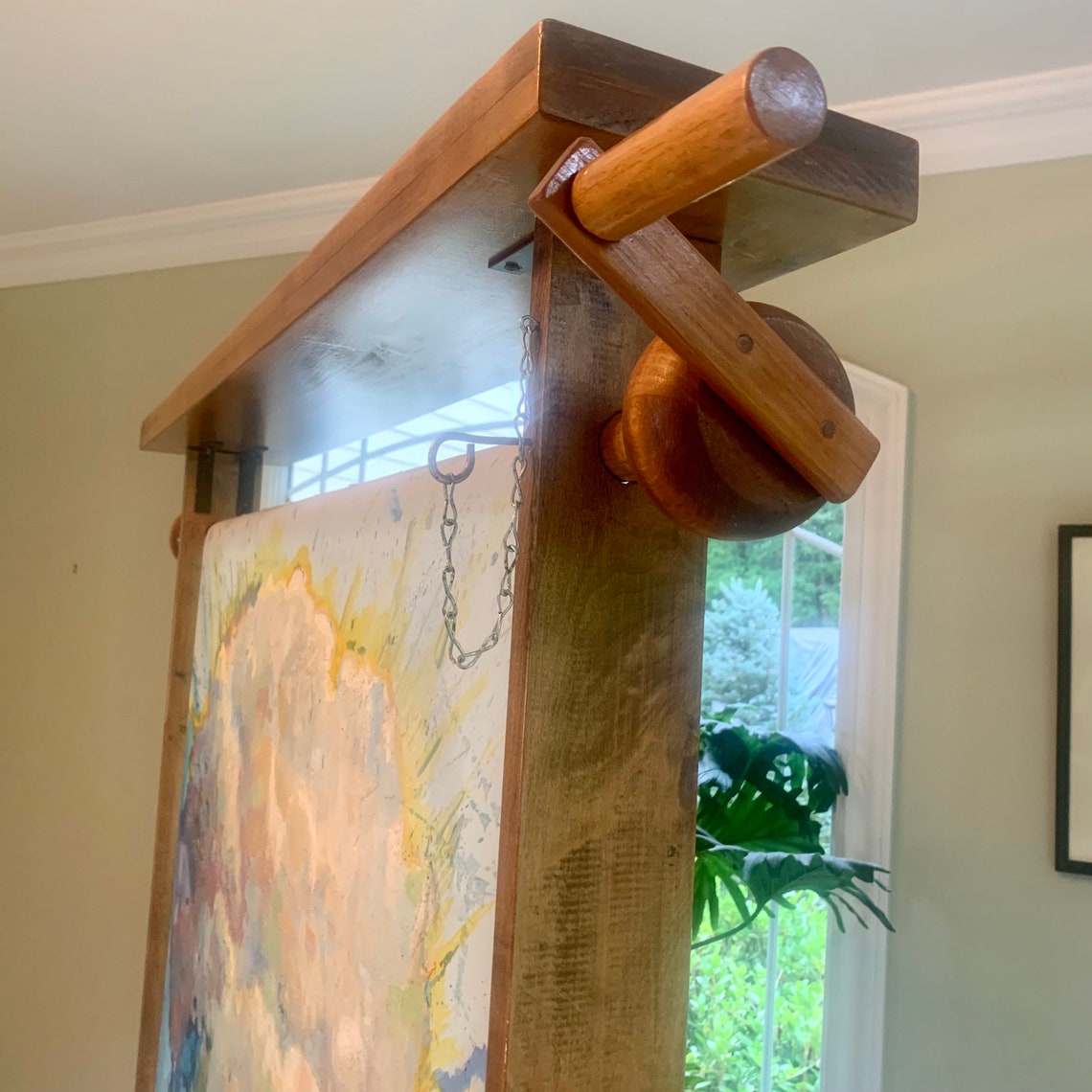 Cloud Scroll, Original Oil Painting, Scroll Painting, Large Painting ...