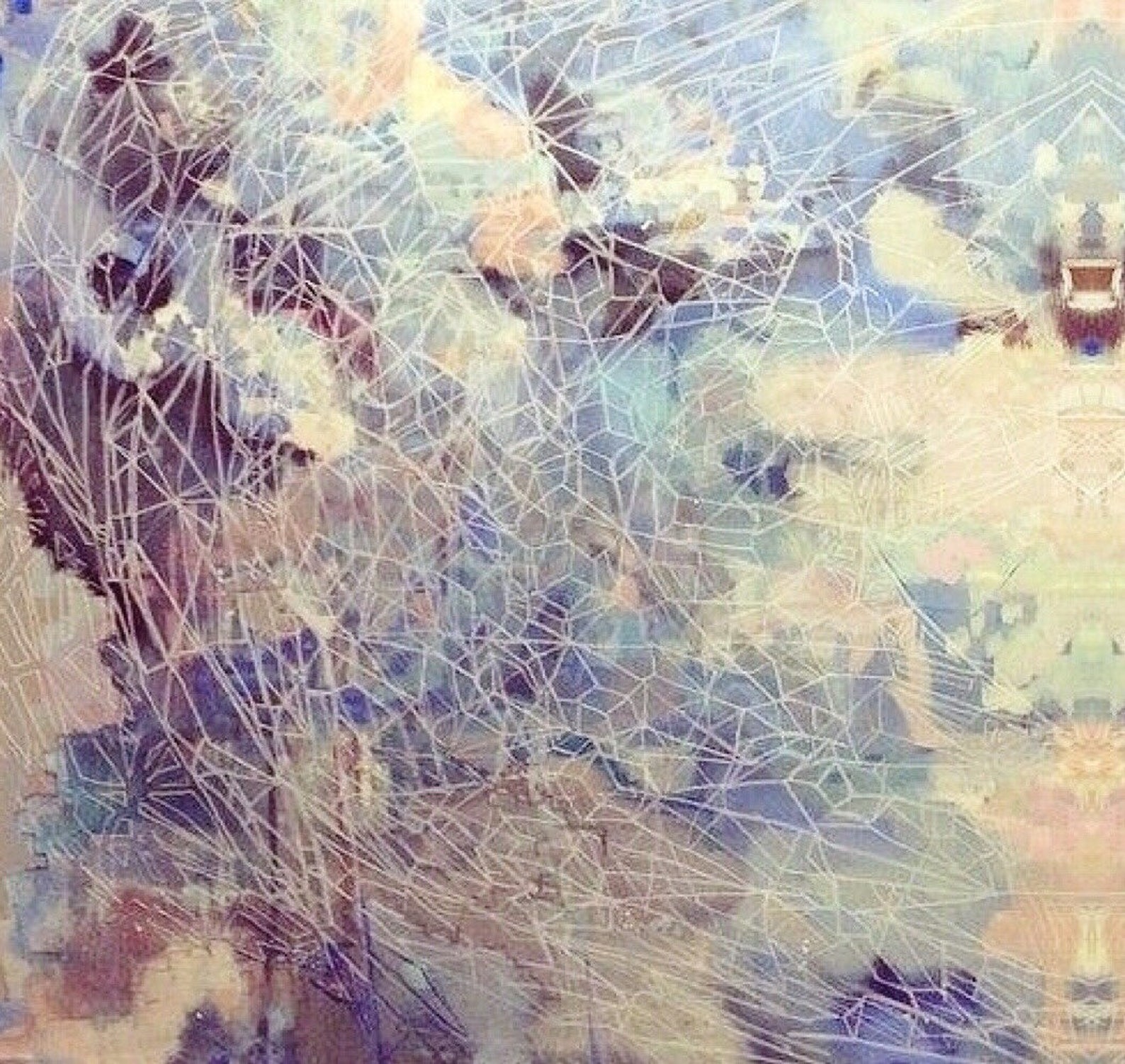 Cloud Scroll, Original Oil Painting, Scroll Painting, Large Painting ...