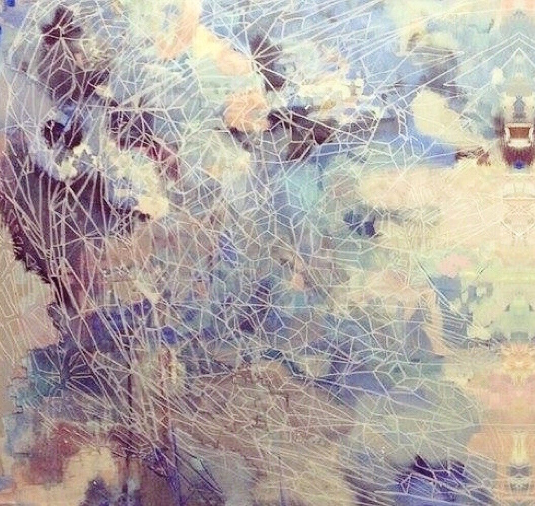 Cloud Scroll, Original Oil Painting, Scroll Painting, Large Painting ...