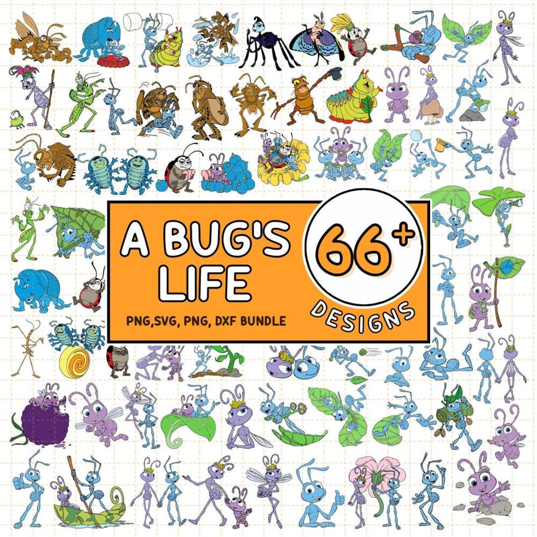 A Bug's Life PNG Svg Cliparts Bundle, A Bug's Life SVG Cartoon ...