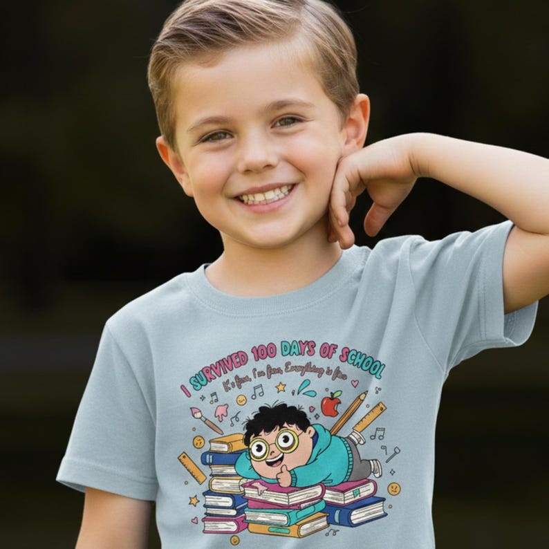 I Survived 100 Days of School PNG, 67+33 Days Funny Teacher Student ...