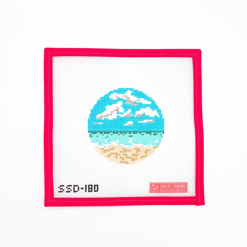 Beach Needlepoint - Etsy