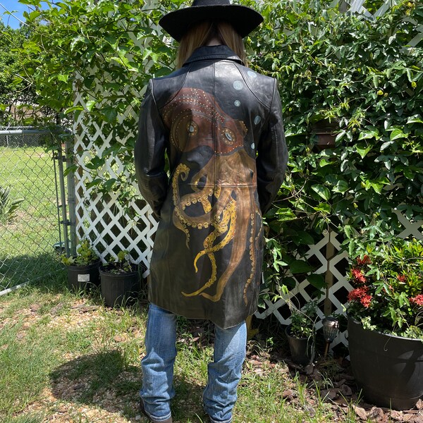Mens Painted Coat - Etsy