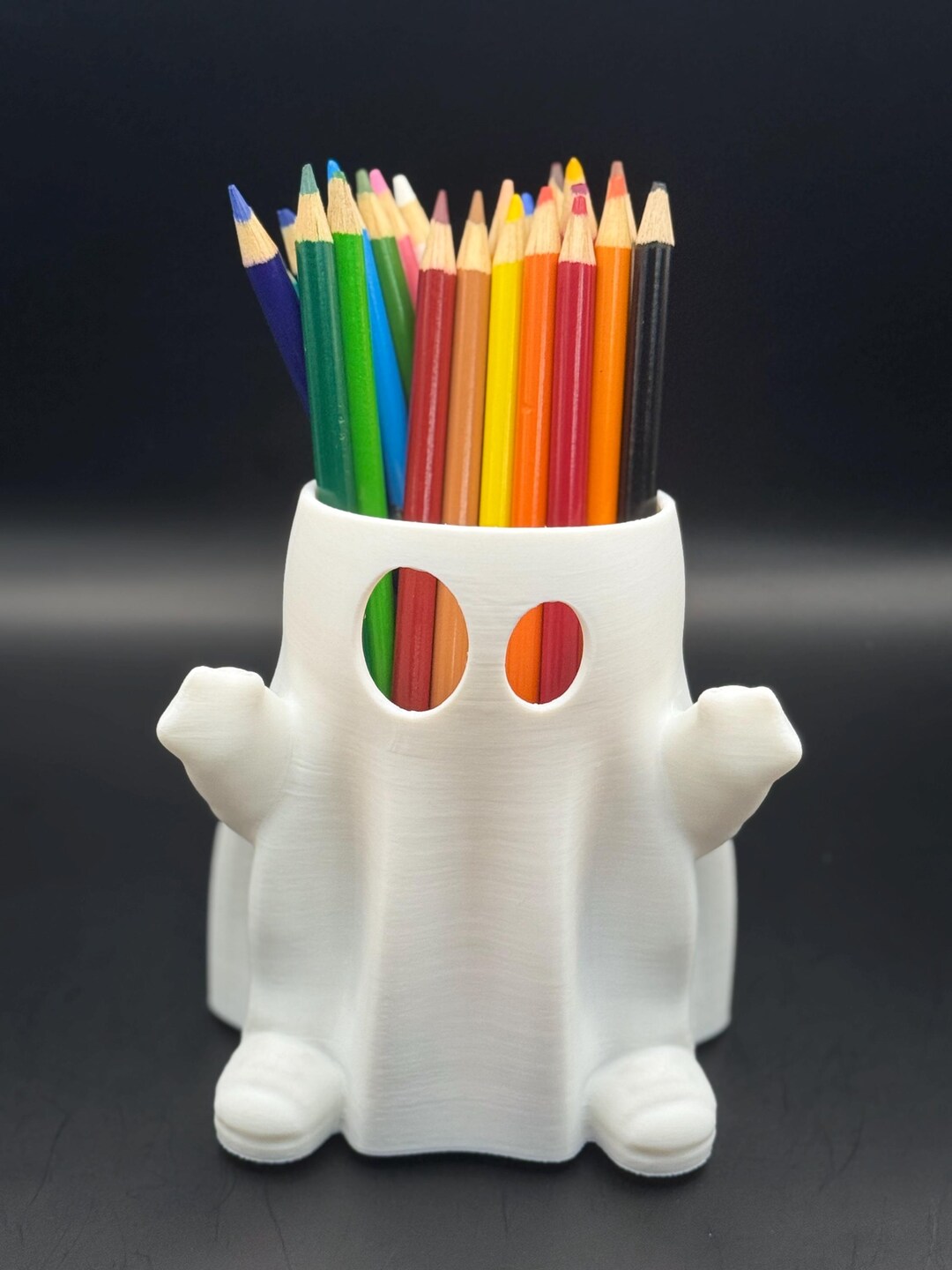 Ghost Writer – Ghost Shaped Pen Holder, White or Glow in the Dark ...