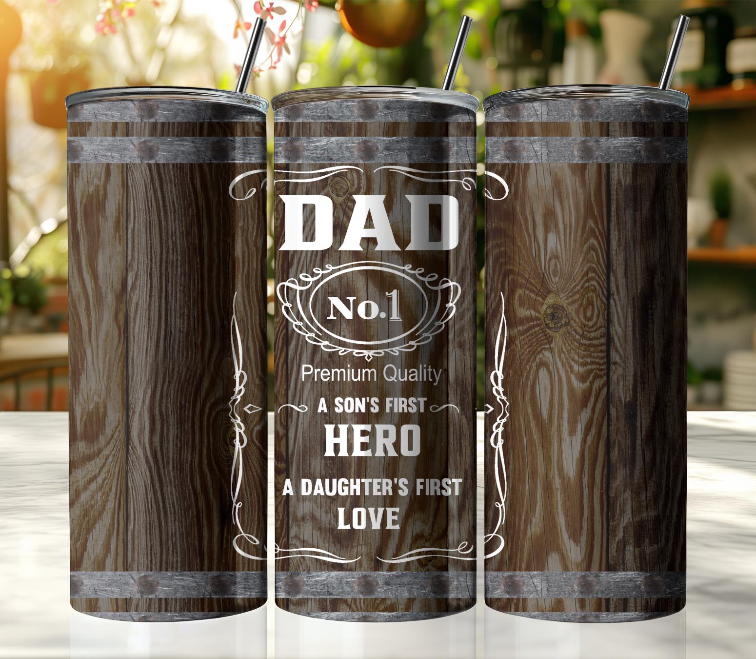 Best Dad Tumbler | 20oz Insulated Tumbler | Gift for Dad | Father’s Day ...