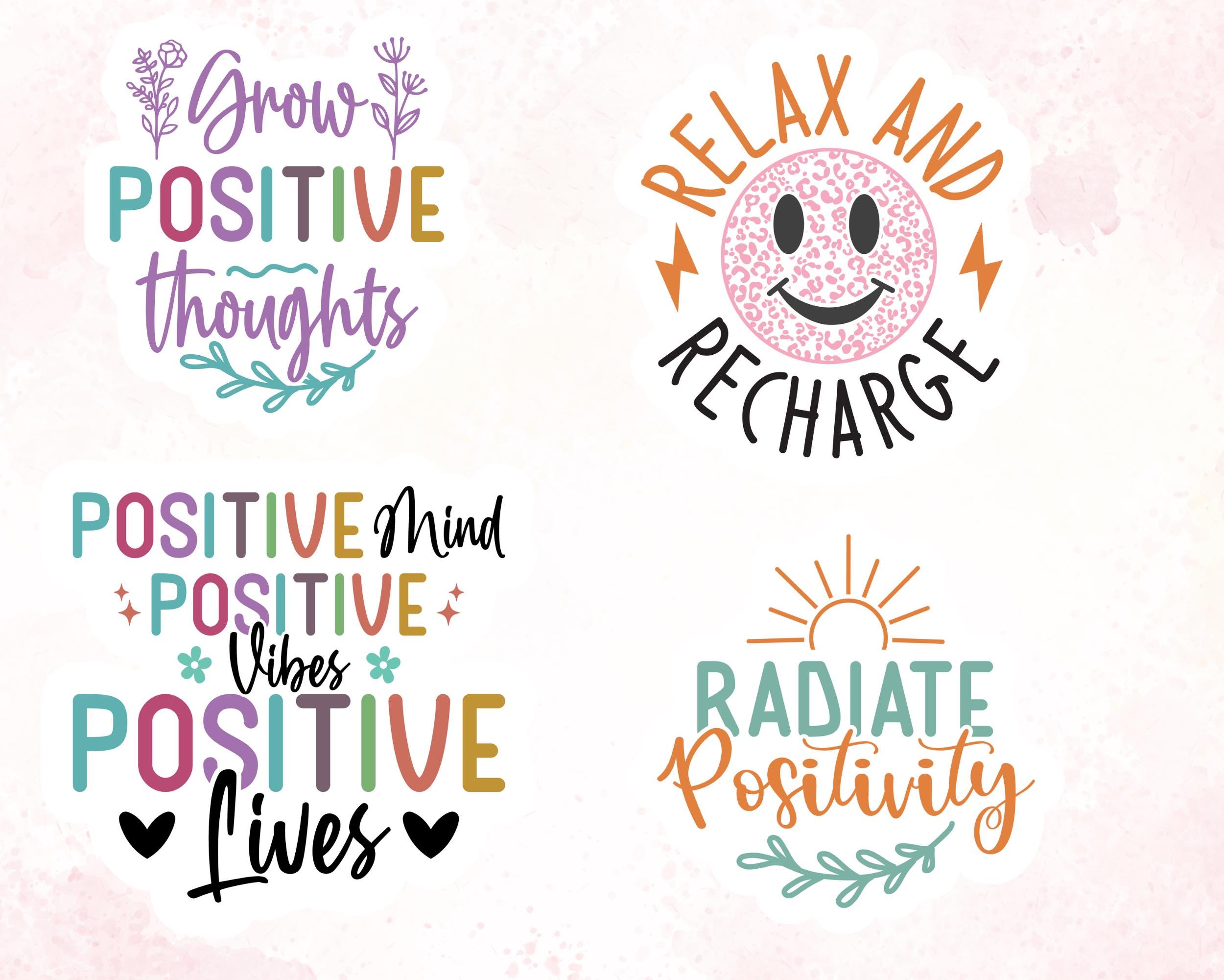 12 Motivational Stickers for Kids | Positive Quote Printable | Digital ...