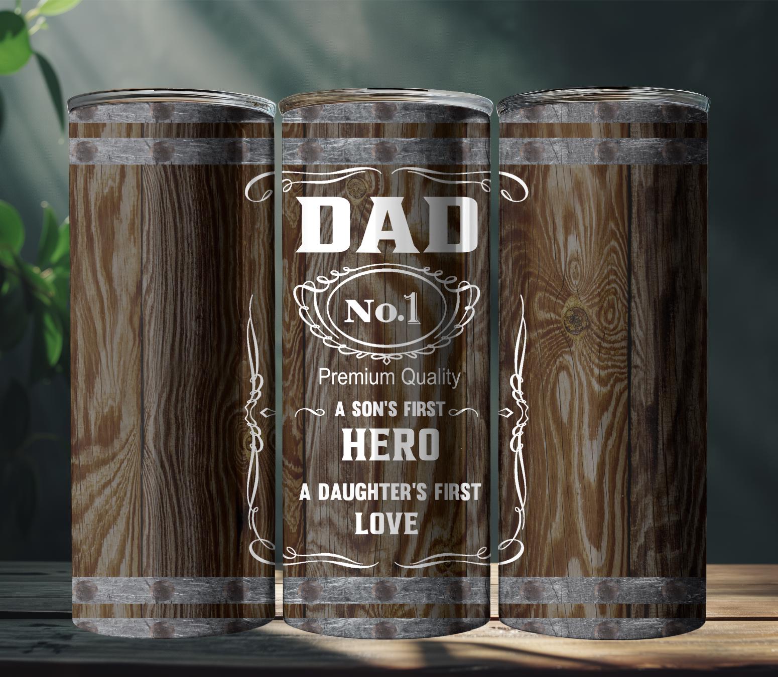 Best Dad Tumbler | 20oz Insulated Tumbler | Gift for Dad | Father’s Day ...