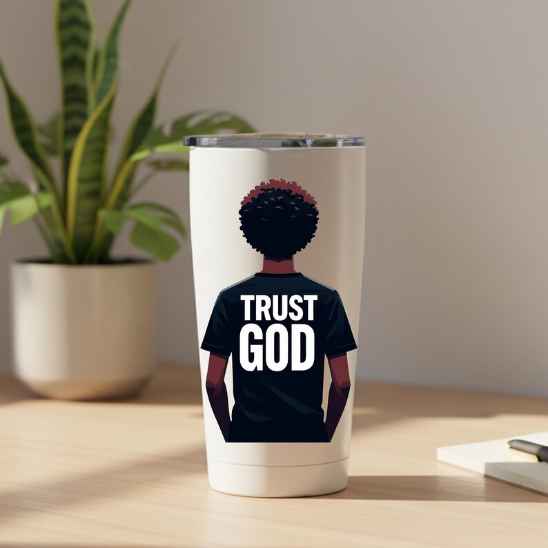 Faceless Man Faith Clipart, Christian Back View Men PNG, Praying Afro ...
