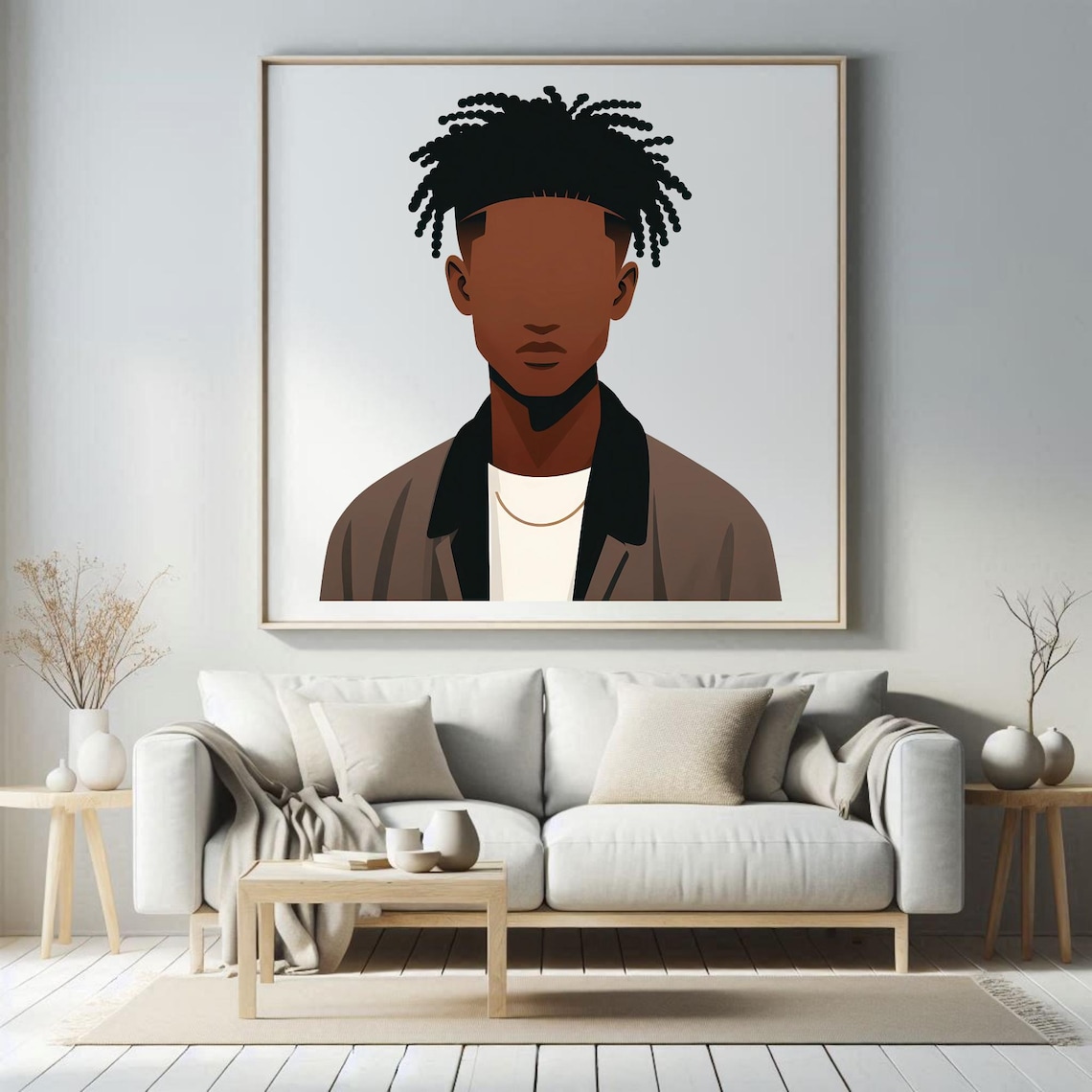 10 Faceless Afro Man Clipart of Black Men Illustrations of Guy Casual ...